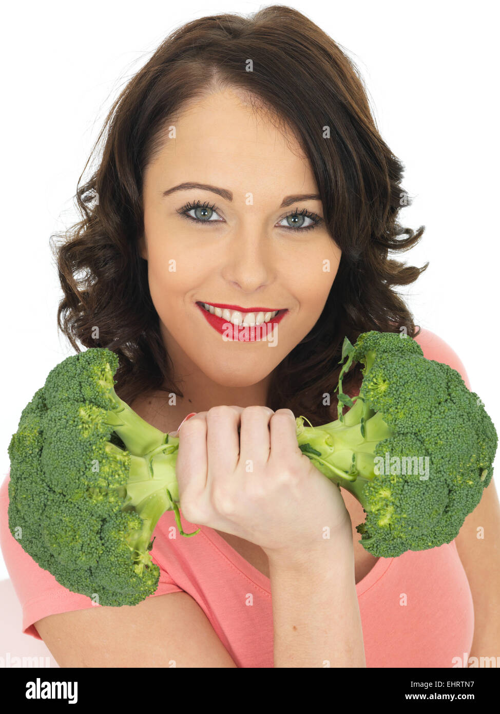 Woman broccoli hi-res stock photography and images - Alamy