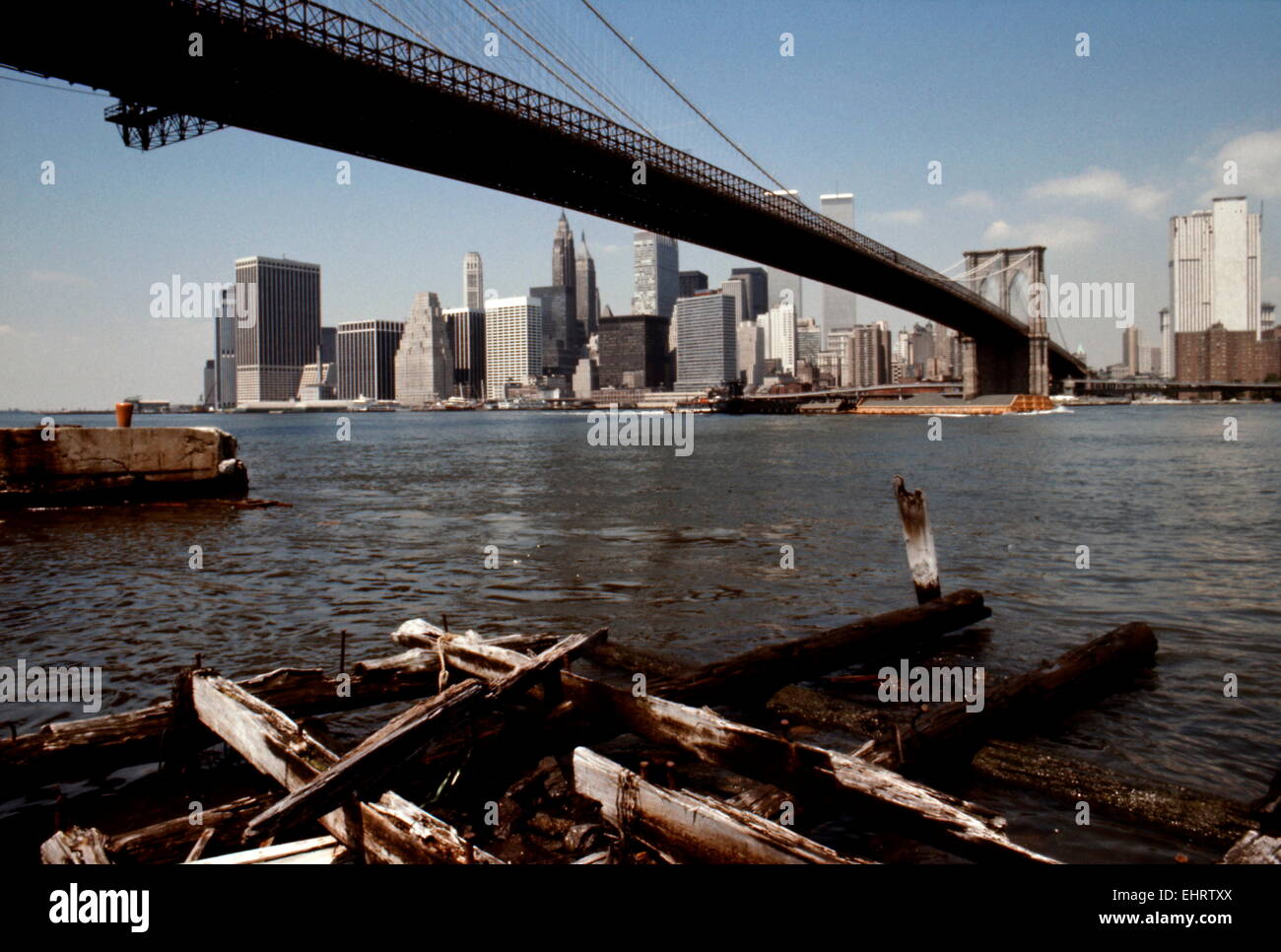 AJAXNETPHOTO. - JULY 1975. NEW YORK, NY, USA. - BROOKLYN BRIDGE ...
