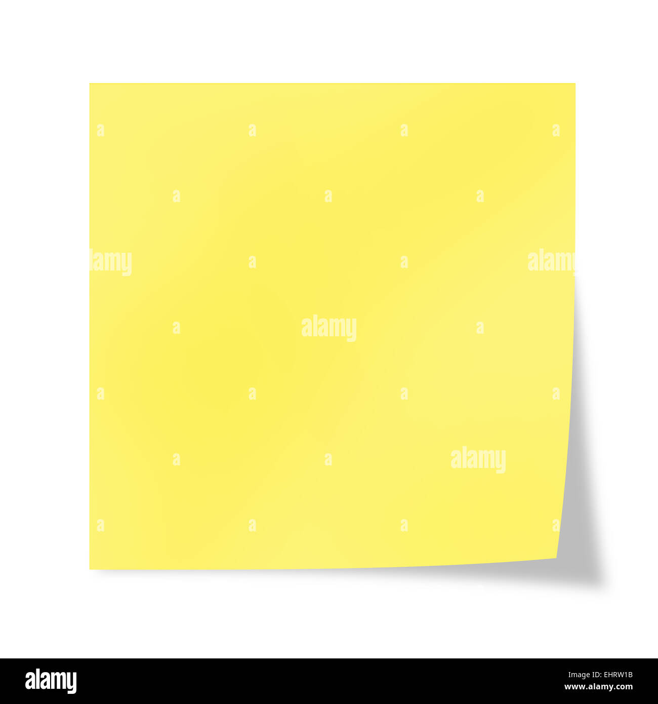 Yellow adhesive notes on Cut Out Stock Images & Pictures - Alamy