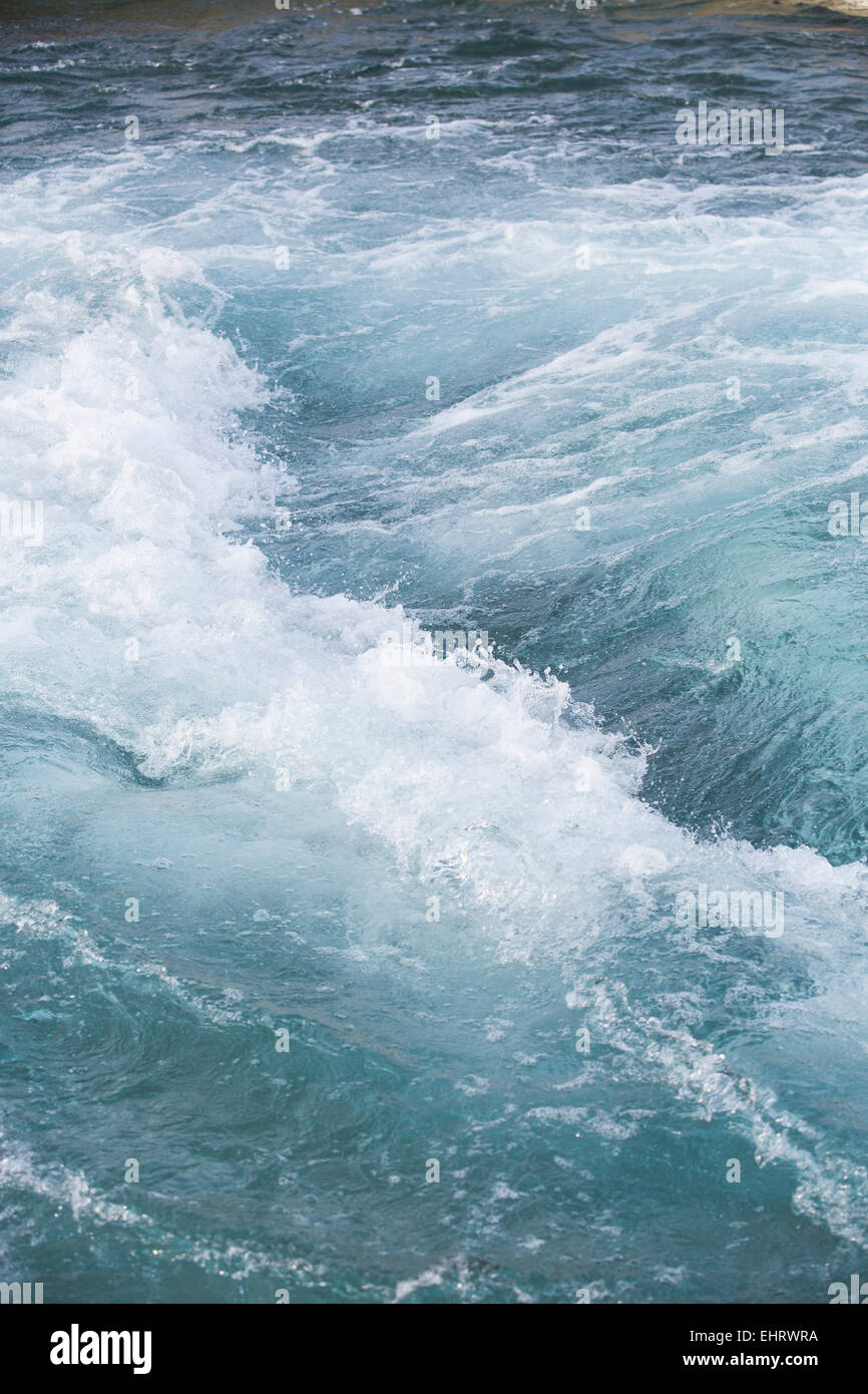 White water from a rushing river Stock Photo - Alamy