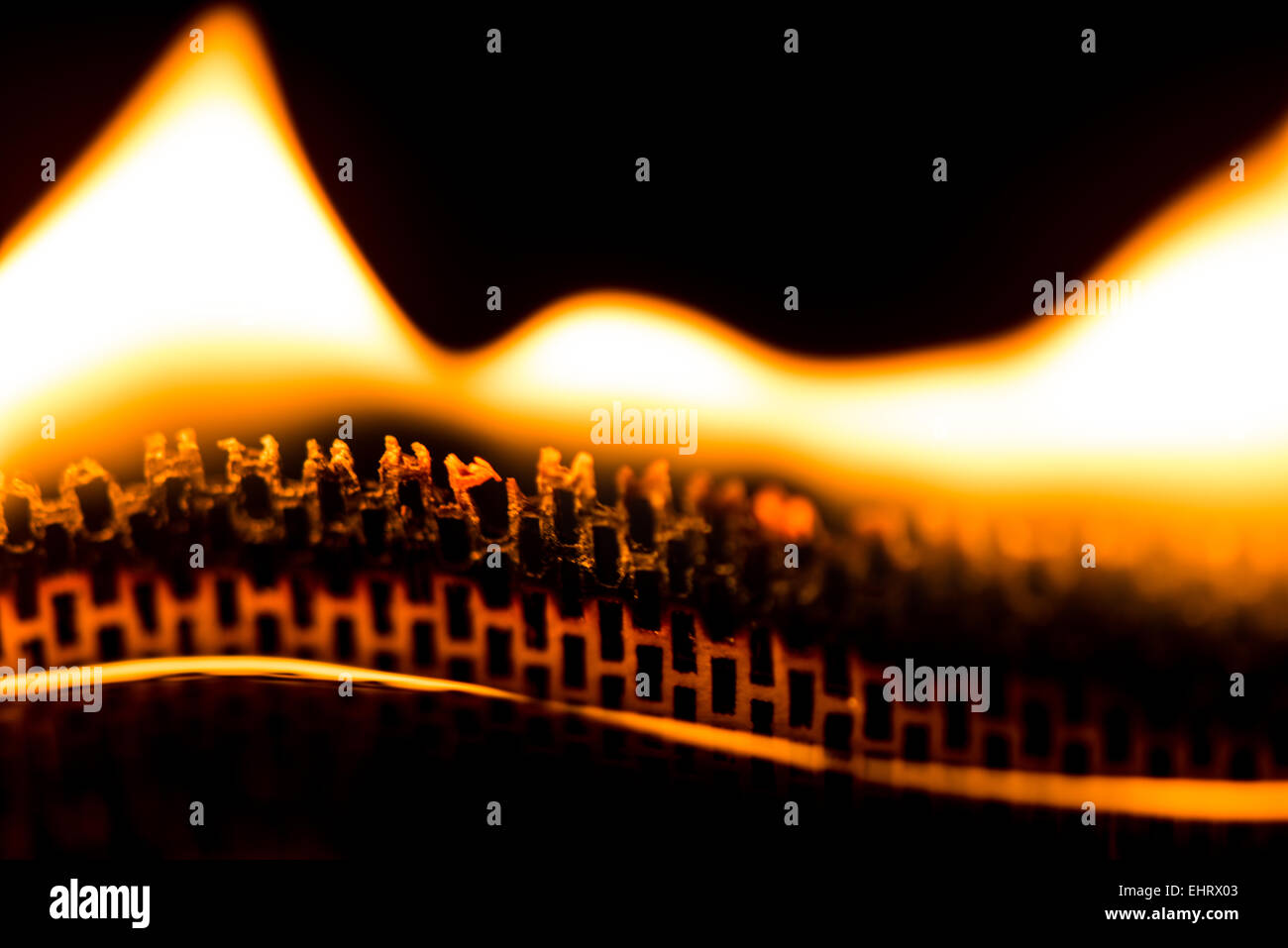 A Ribbon of Fire Stock Photo - Alamy