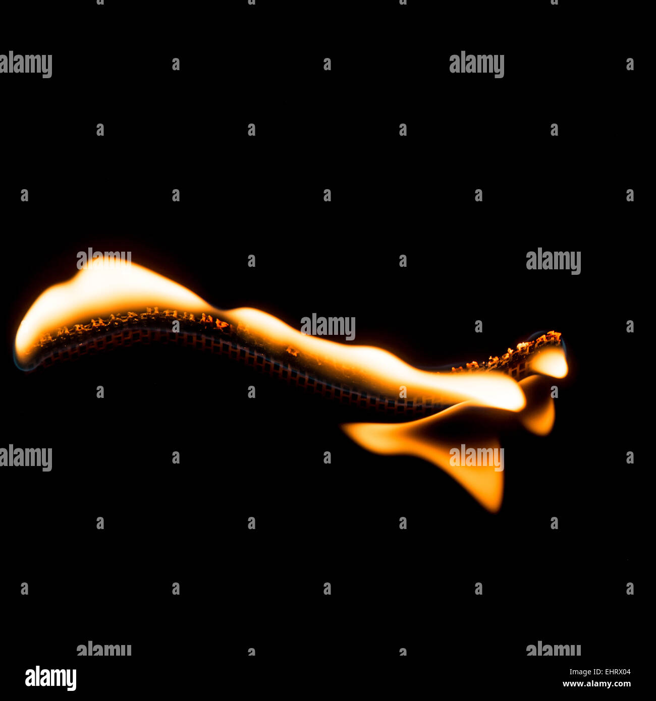 A Ribbon of Fire Stock Photo - Alamy