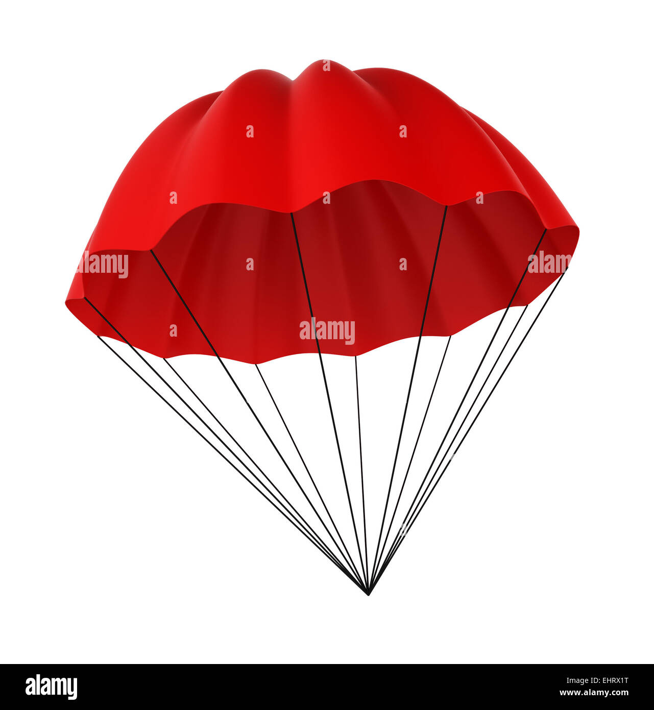 Parachute. 3d illustration on white background Stock Photo - Alamy