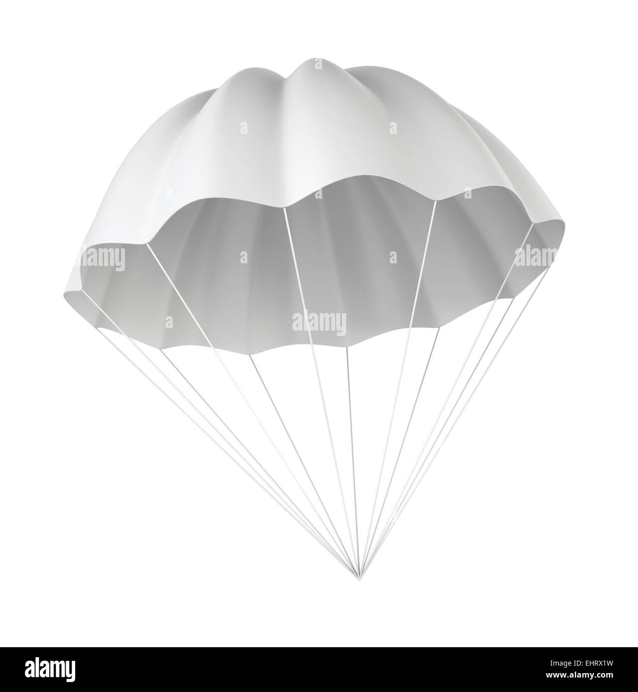 Parachute. 3d illustration on white background Stock Photo - Alamy