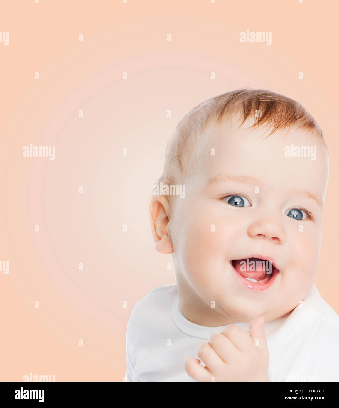 Laughing baby hi-res stock photography and images - Alamy