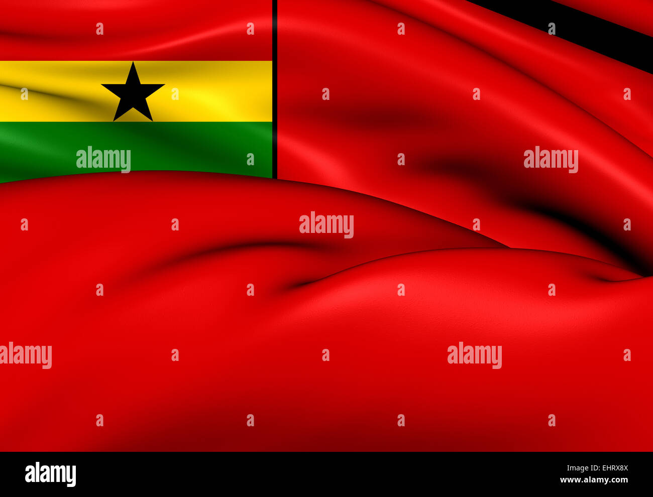 Civil ensign of ghana hi-res stock photography and images - Alamy