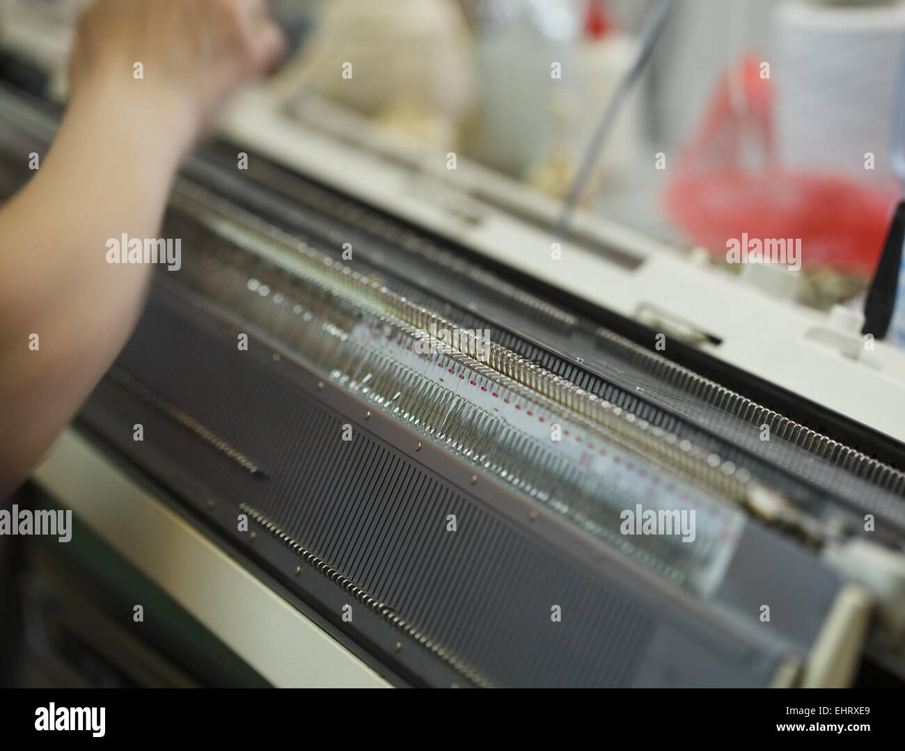 Modern weaving machine loom hi-res stock photography and images - Alamy
