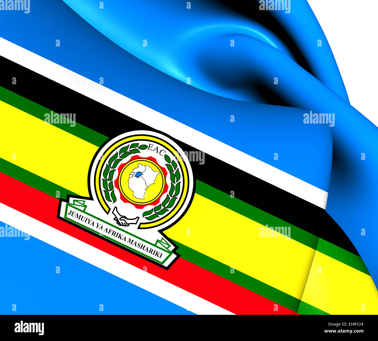 East african community flag hi-res stock photography and images - Alamy