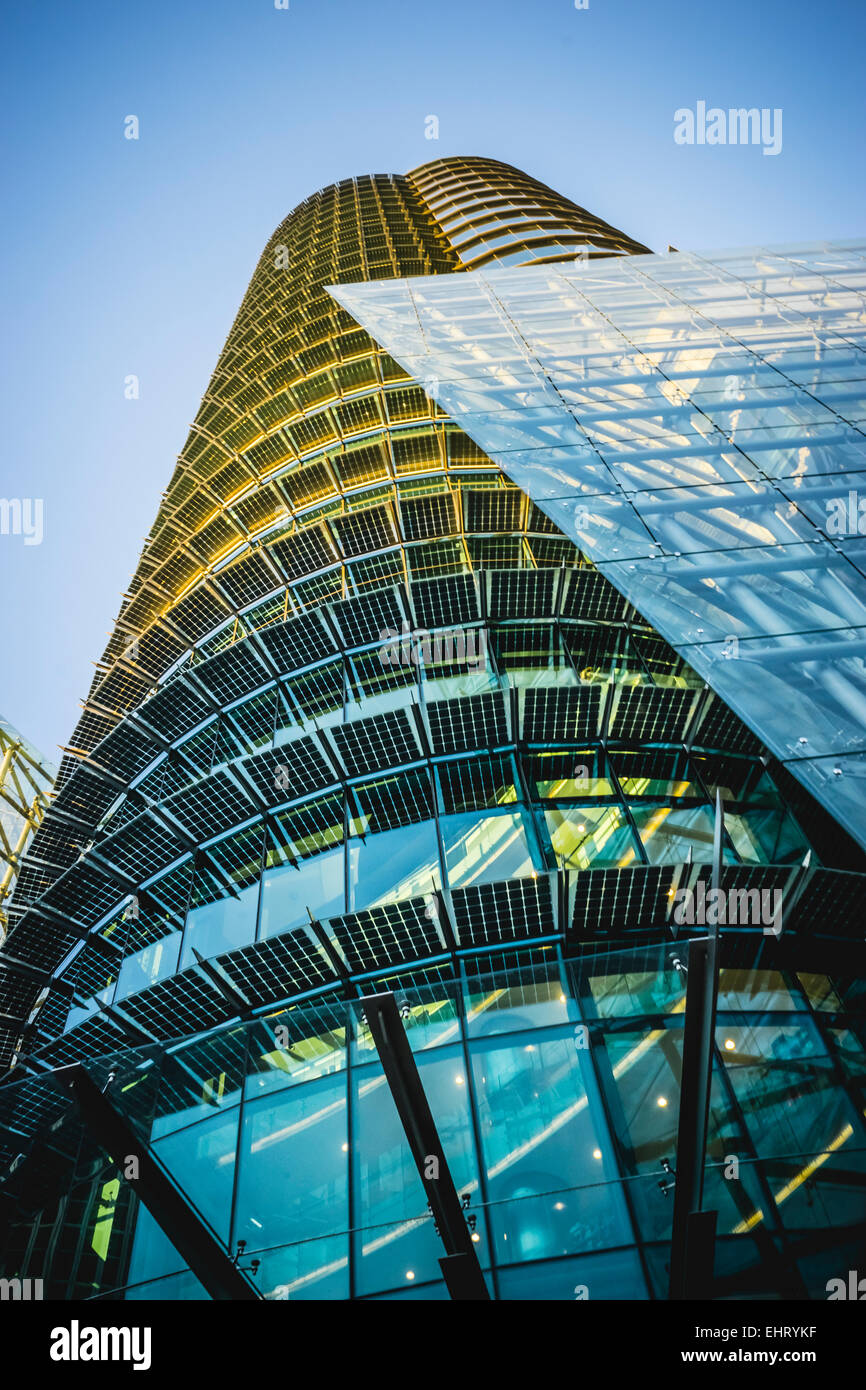 Modern crystal building, office spaces Stock Photo - Alamy