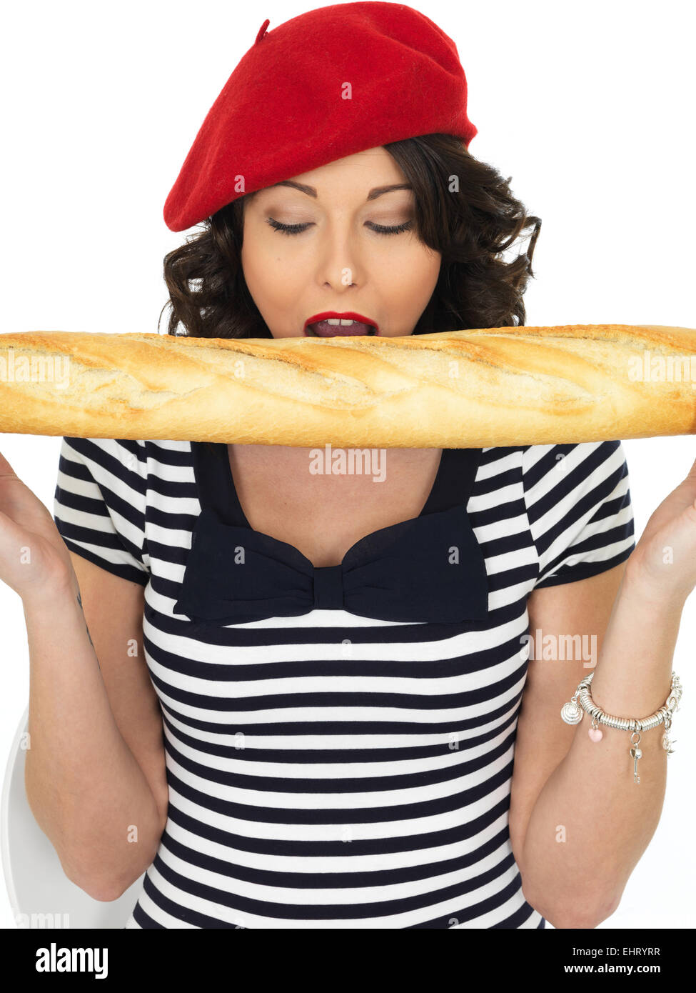 French woman beret hi-res stock photography and images - Alamy