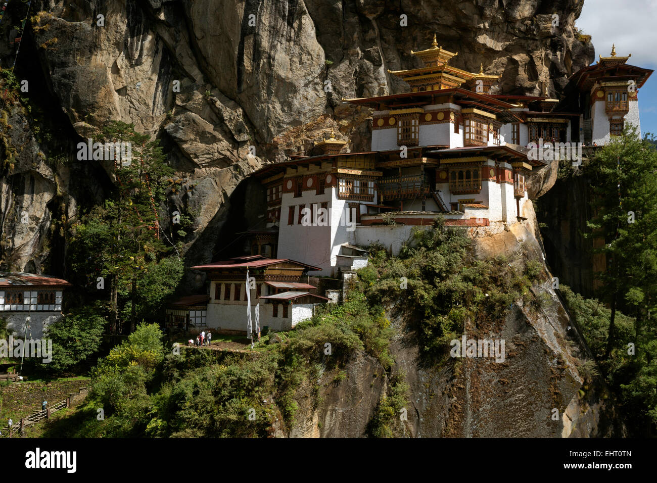 BHUTAN - Taktshang Goemba, (the Tiger's Nest Monastery), perched on the ...