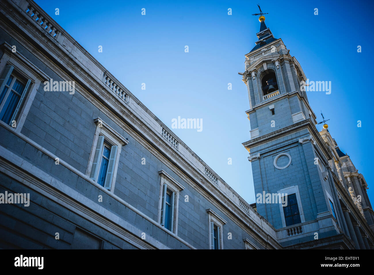 Real square white castle tower hi-res stock photography and images - Alamy