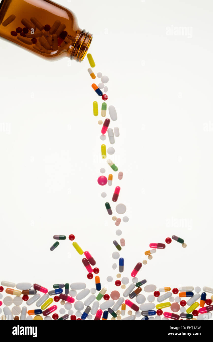 Prescription pills drugs capsules bottle hi-res stock photography and ...