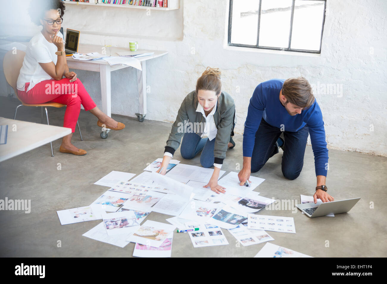 Young And Old People Working Together Stock Photos & Young And Old ...