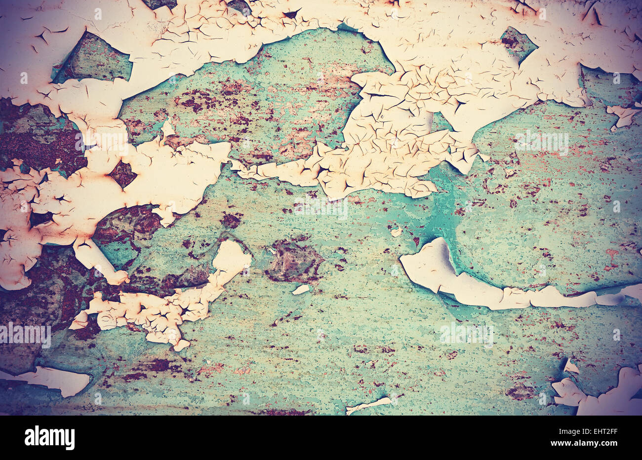 Rusted painted metal wall, texture or background Stock Photo - Alamy