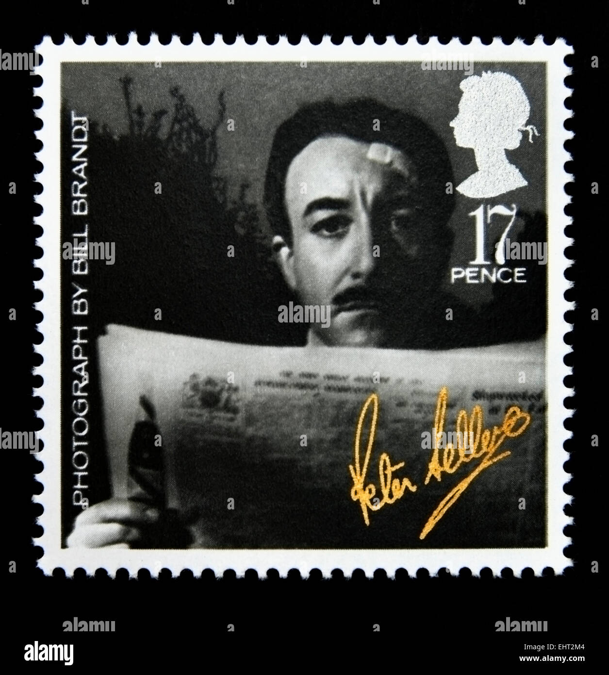 Postage stamp. Great Britain. Queen Elizabeth II. 1985. British Film ...