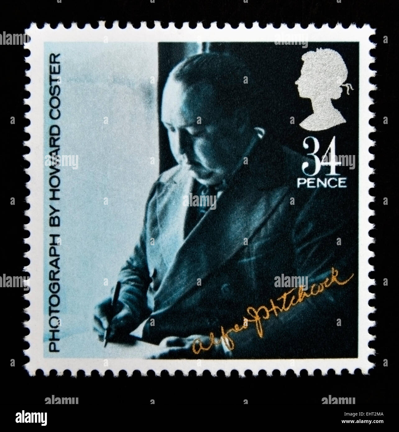 Postage stamp. Great Britain. Queen Elizabeth II. 1985. British Film ...