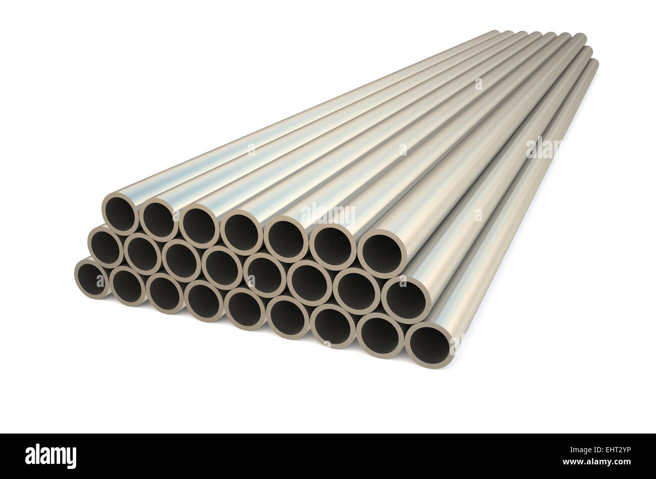 rolled metal, tube isolated on white background Stock Photo - Alamy