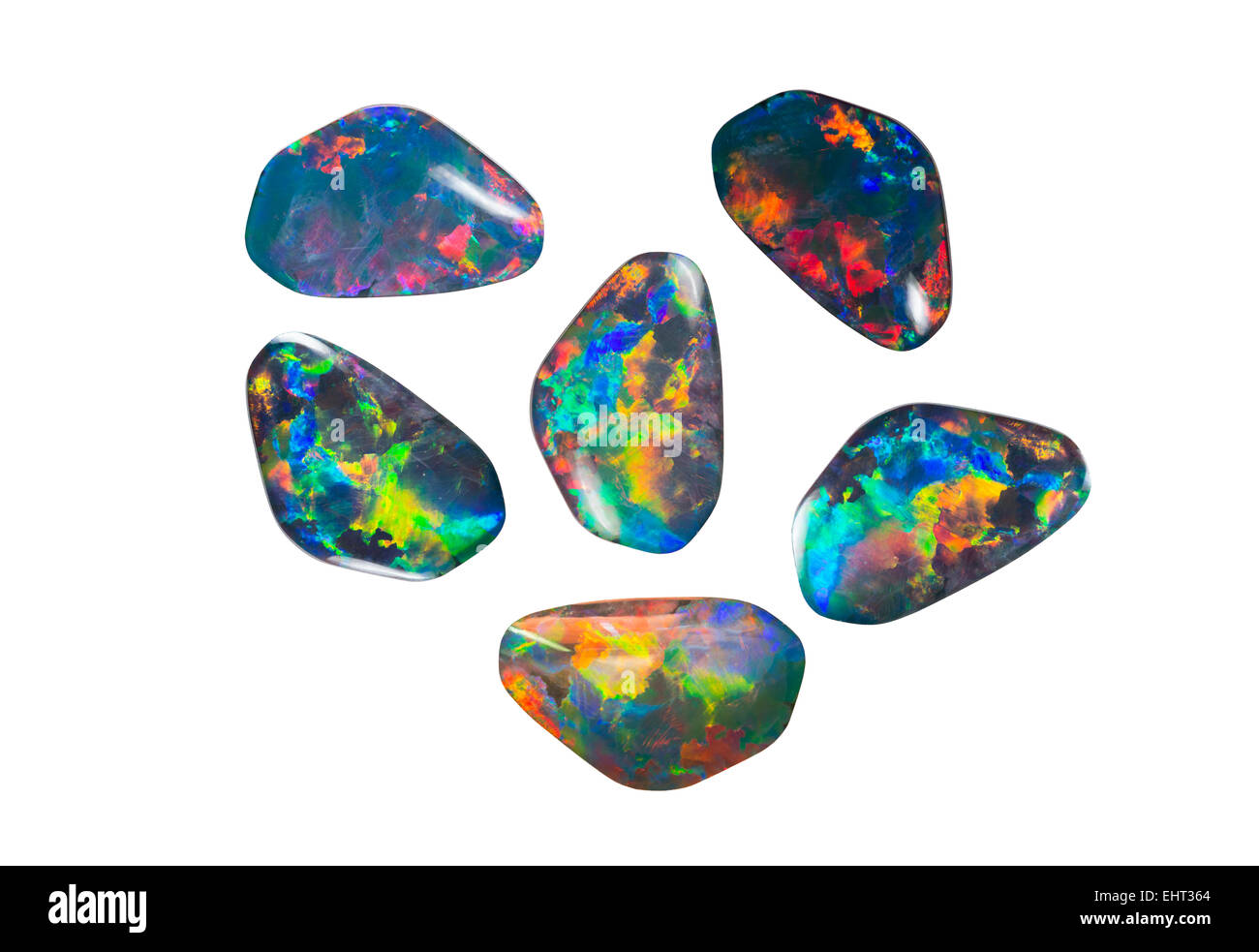 Opal in different colours Stock Photo - Alamy