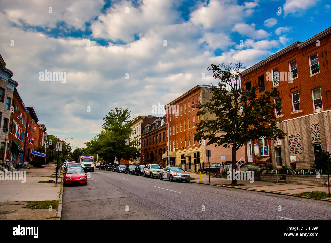 A street in Baltimore, Maryland Stock Photo - Alamy