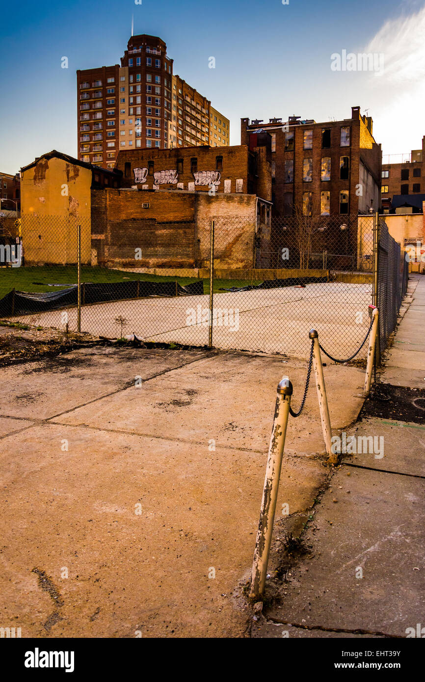 Abandoned area and old buildings in Baltimore, Maryland Stock Photo - Alamy