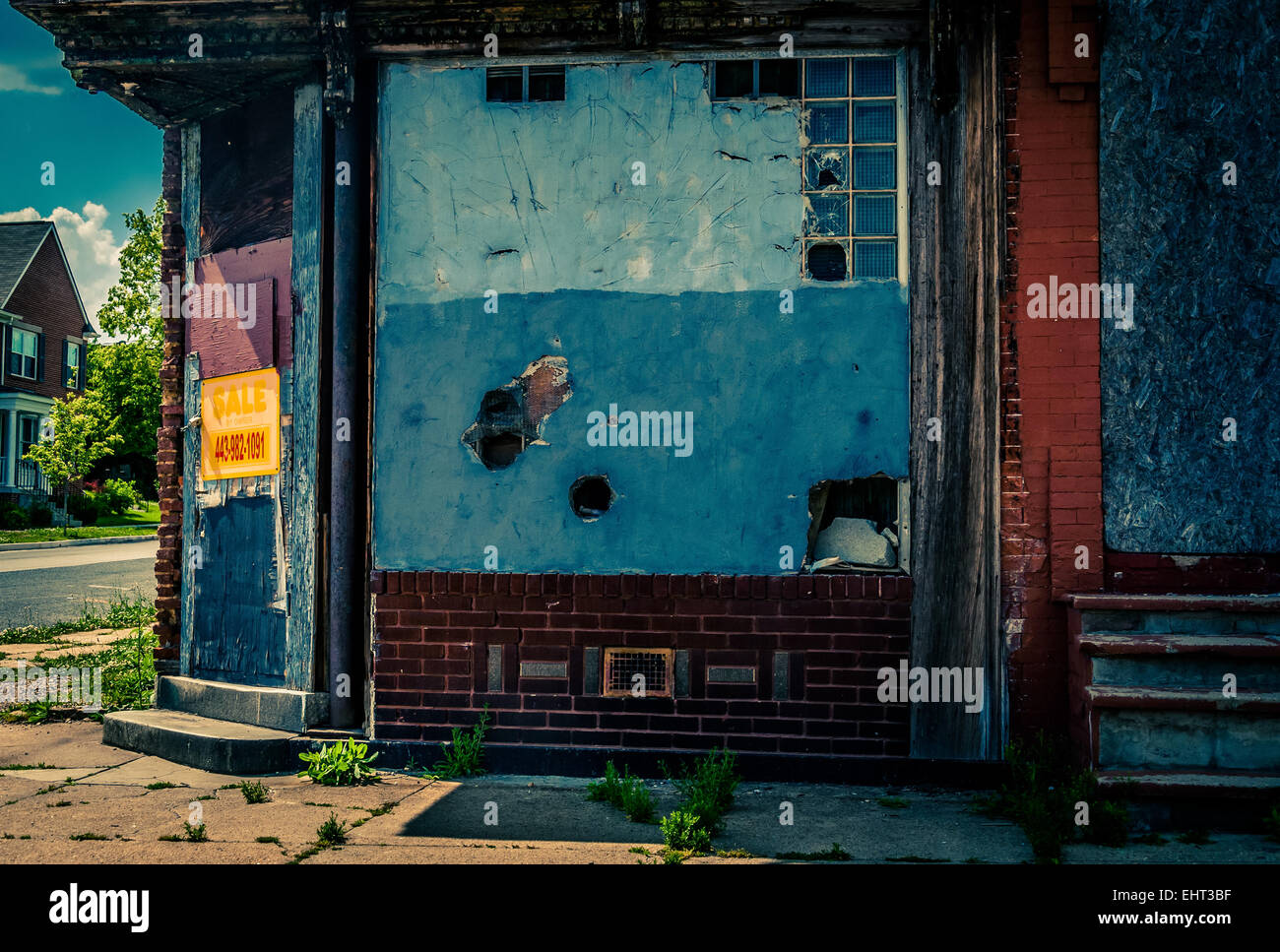 Baltimore Street Corner Corner Store In Charles Village, Baltimore,