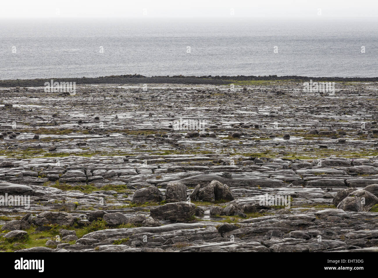 Landscape in the Burren National Park Stock Photo - Alamy