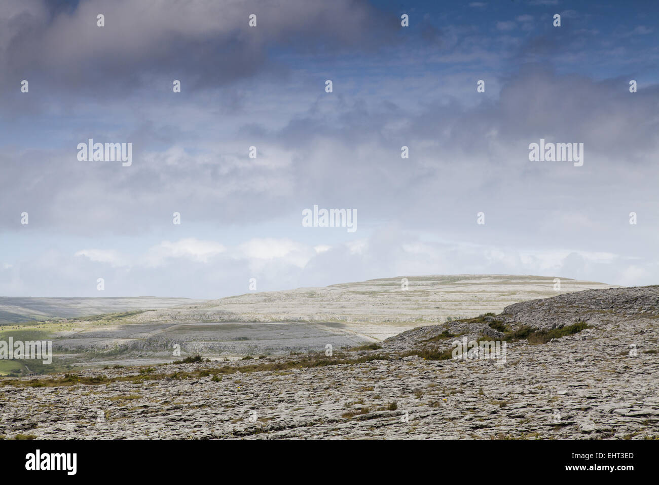 Landscape in the Burren National Park Stock Photo - Alamy