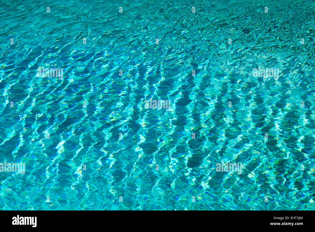 Rippling water in a swimming pool Stock Photo - Alamy