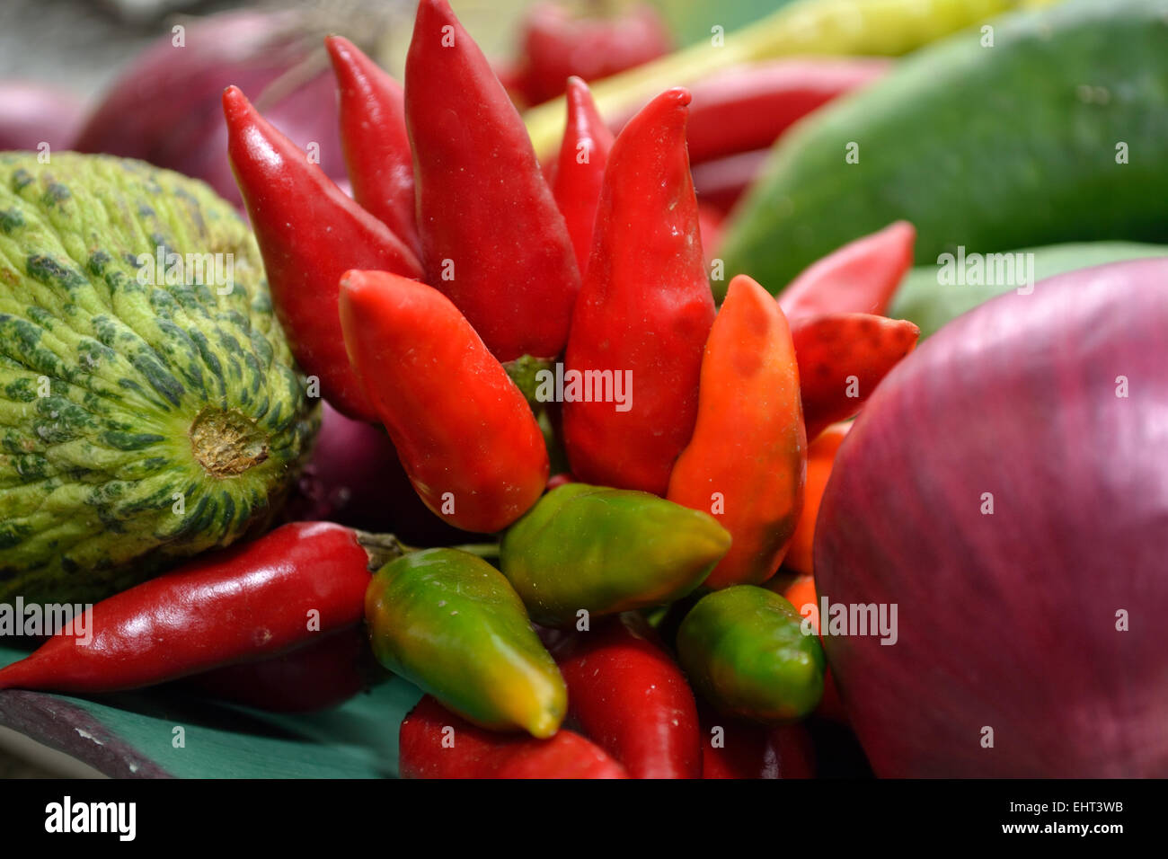sharp and colorful selection of vegetables Stock Photo - Alamy