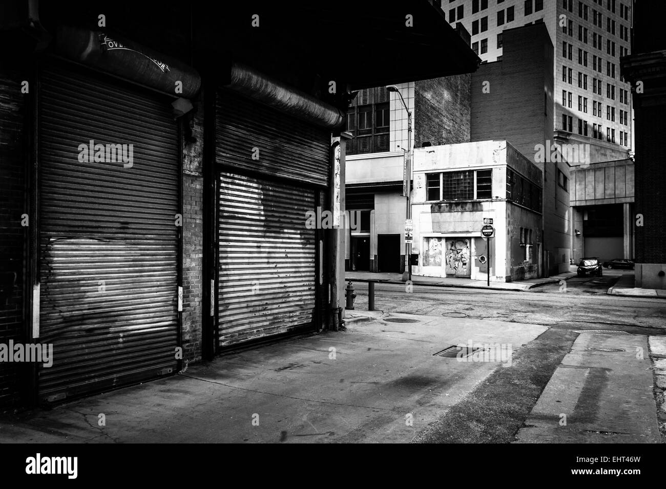Alley in Baltimore, Maryland Stock Photo - Alamy