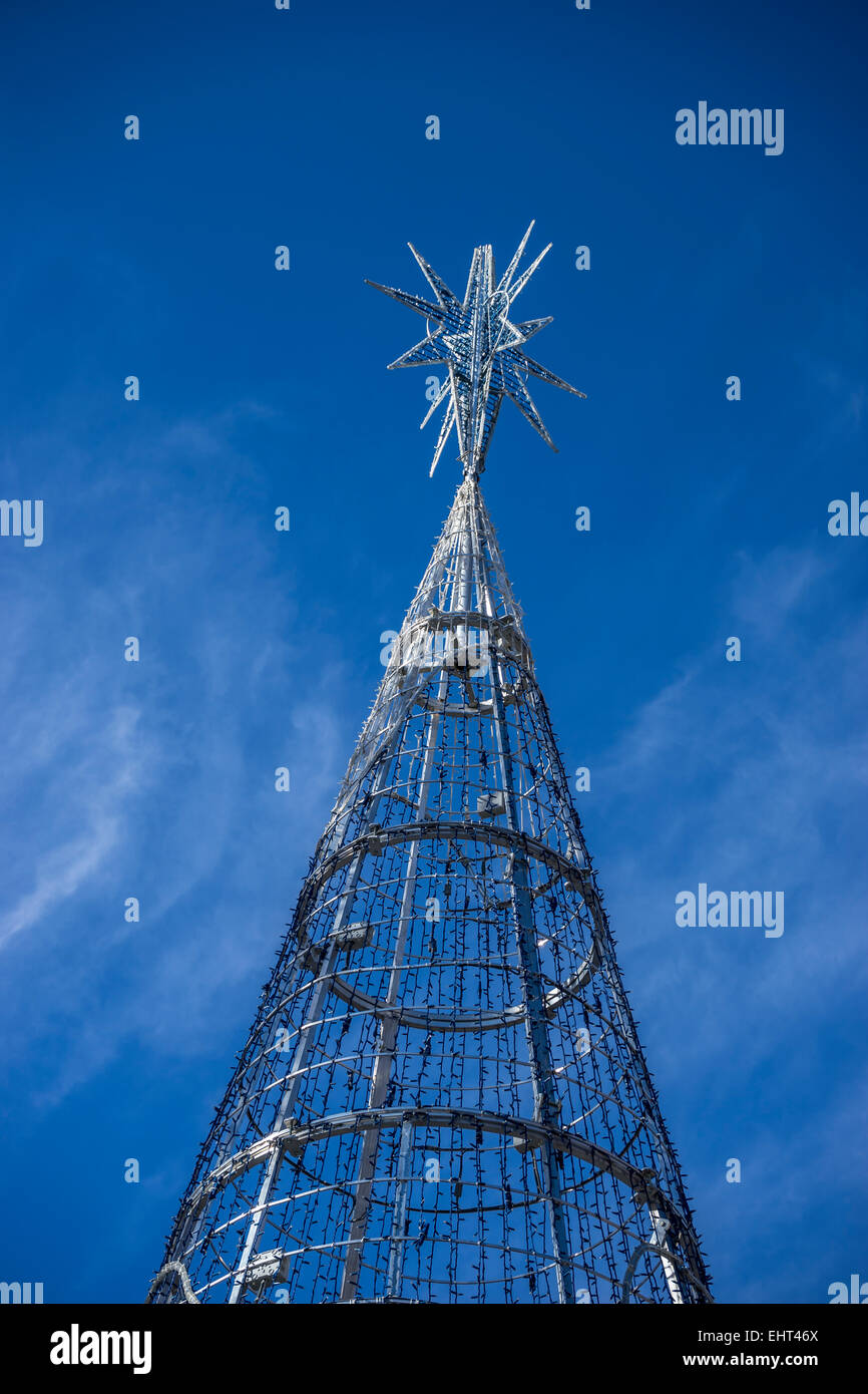 metal christmas tree Stock Photo - Alamy
