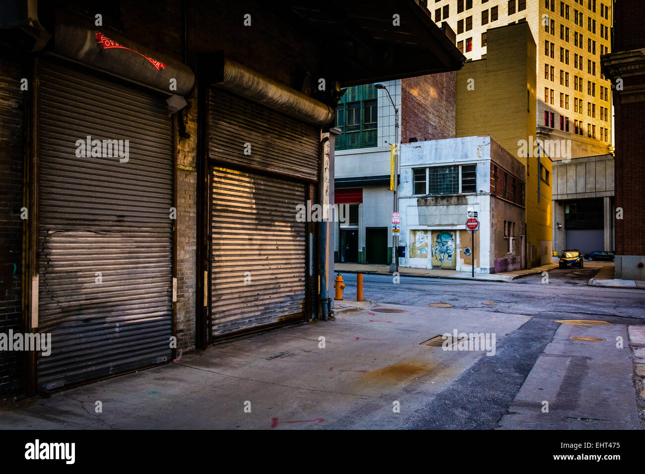 Alley in Baltimore, Maryland Stock Photo - Alamy