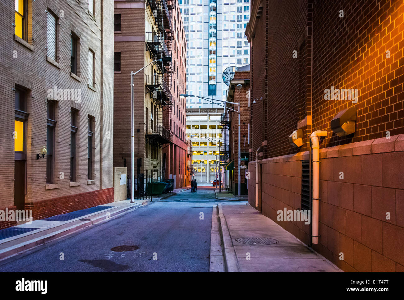 Alley in downtown Baltimore, Maryland Stock Photo - Alamy