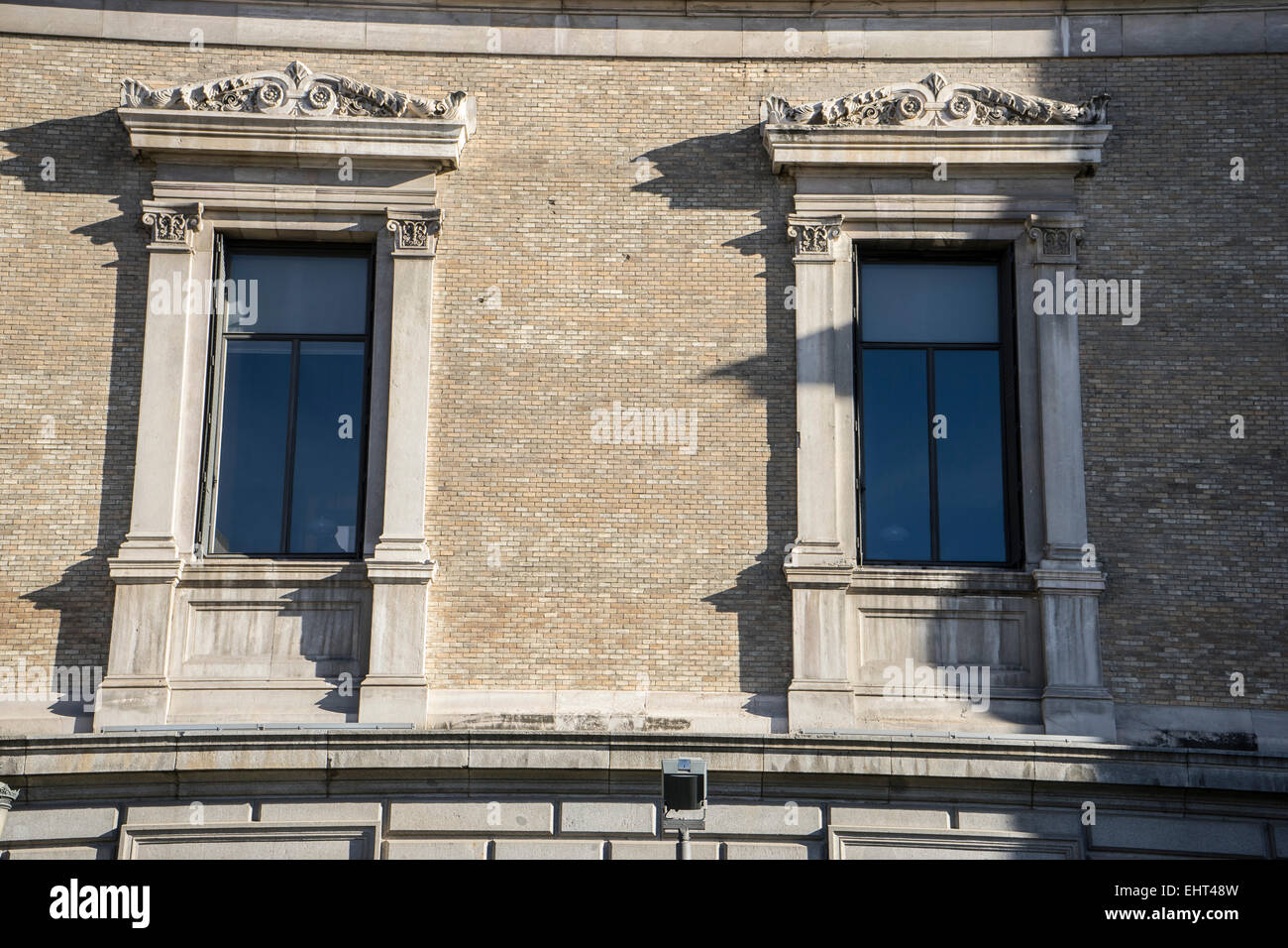 National Library of Madrid, Spain. architecture and art Stock Photo - Alamy