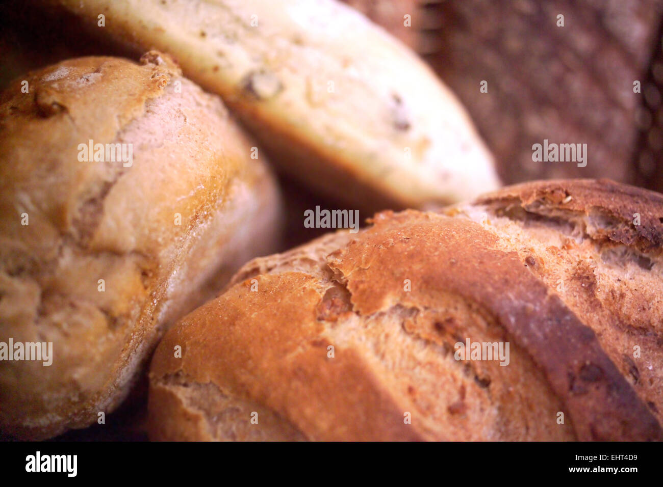 Crusty artisan bread / Loaves Stock Photo - Alamy