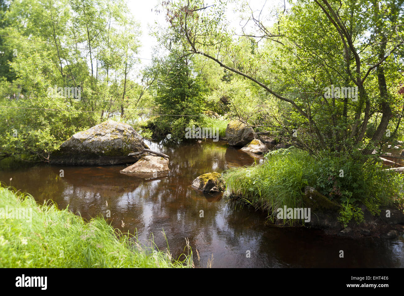 River in Sweden Stock Photo - Alamy