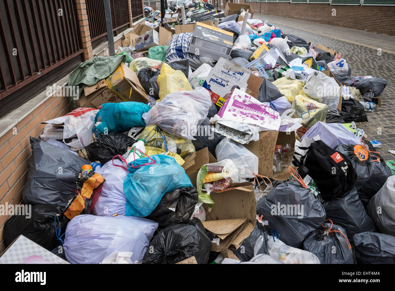 environment, strike by municipal waste collection Stock Photo - Alamy