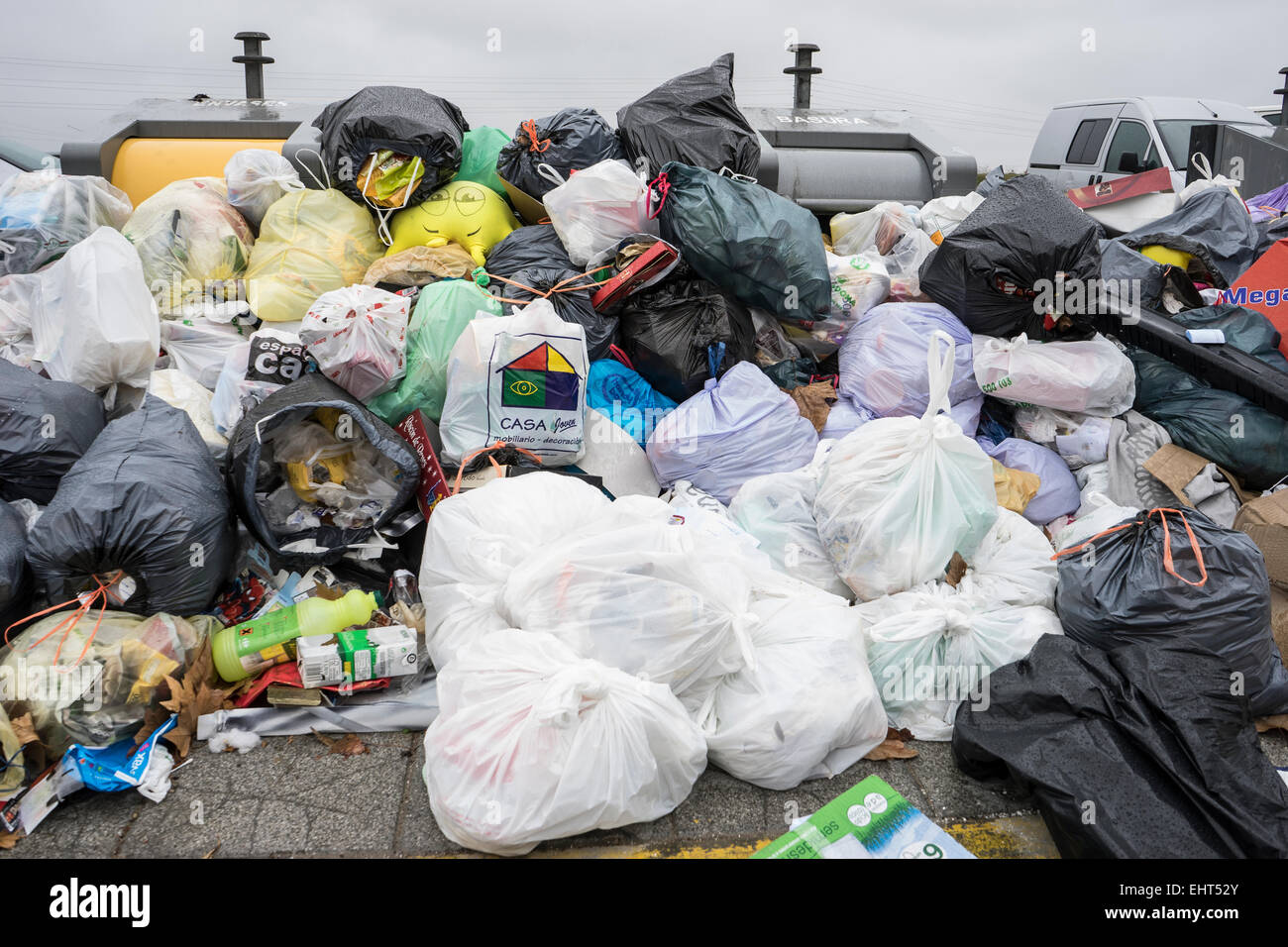 environment, strike by municipal waste collection Stock Photo - Alamy