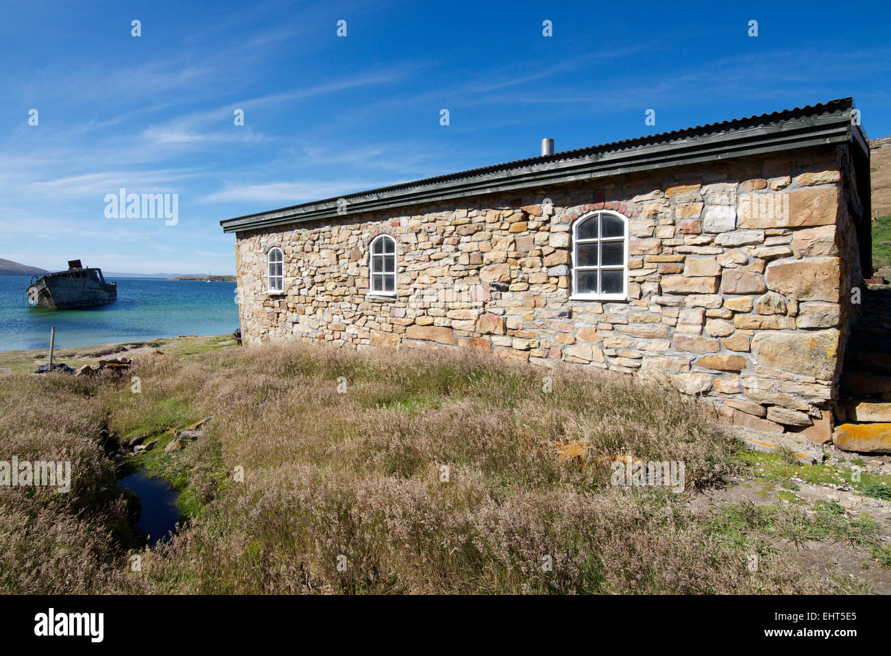 Barnard's Memorial Coffin's Harbour New Island Falkland Islands Stock ...