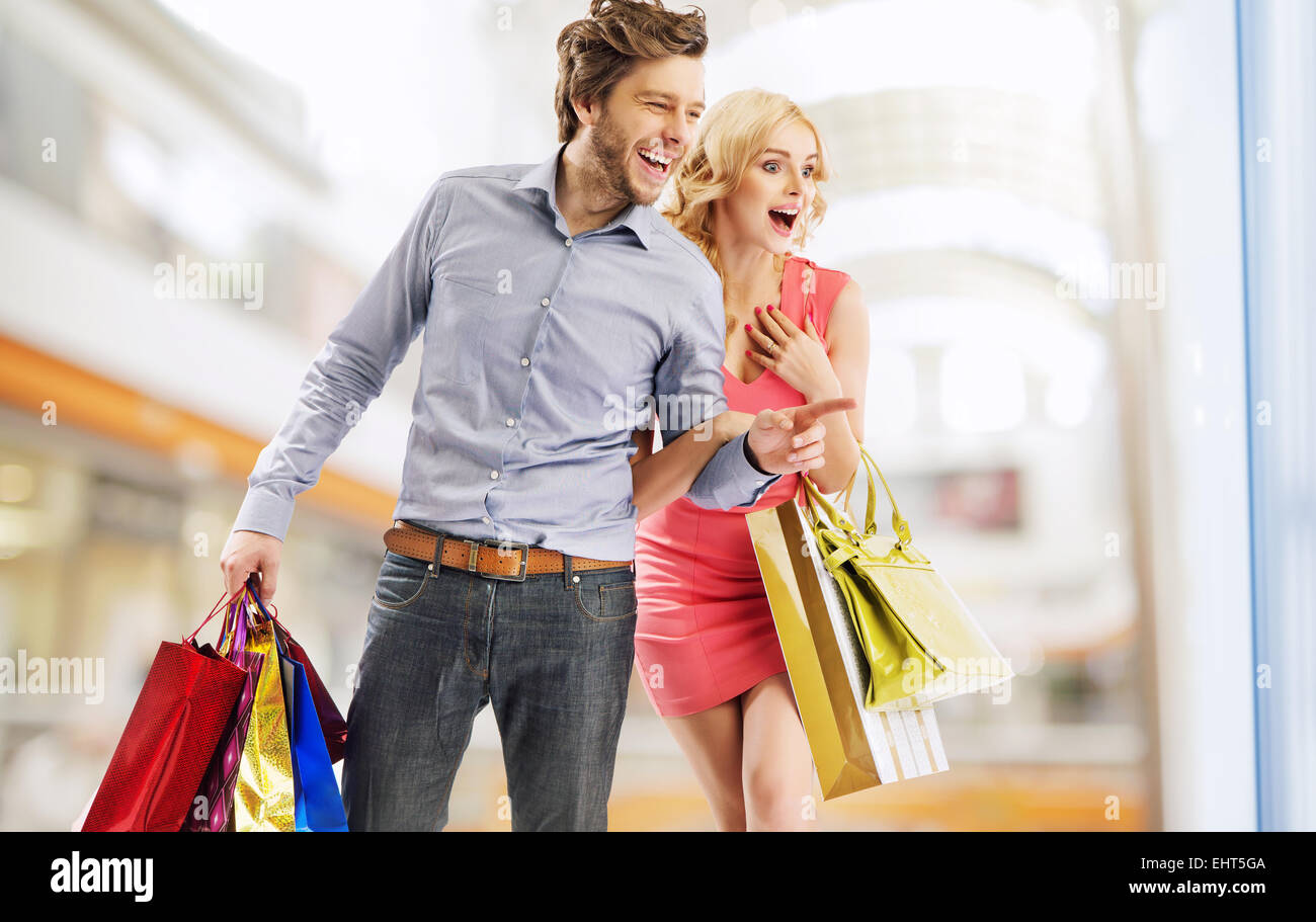 Male female laughing store hi-res stock photography and images - Alamy