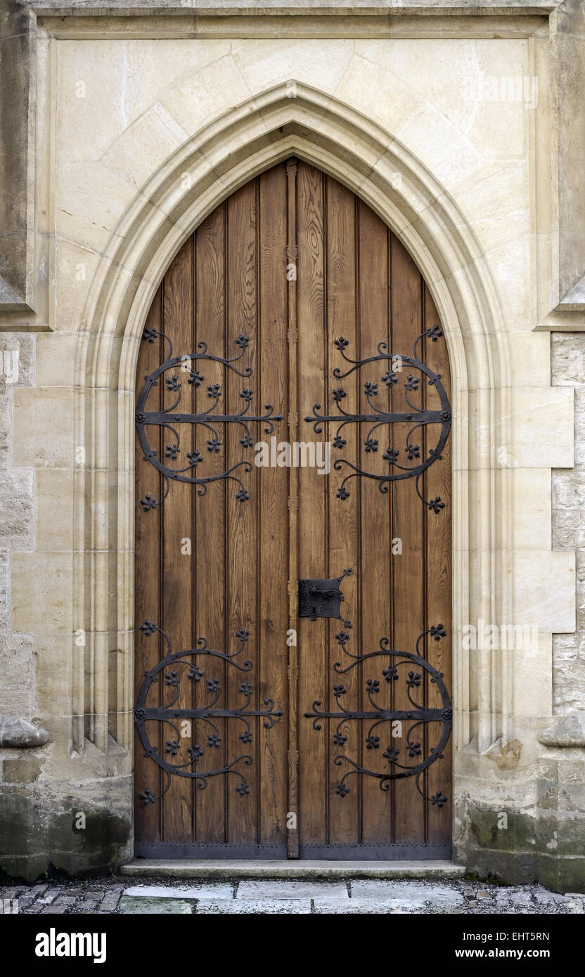 Gothic door hi-res stock photography and images - Alamy