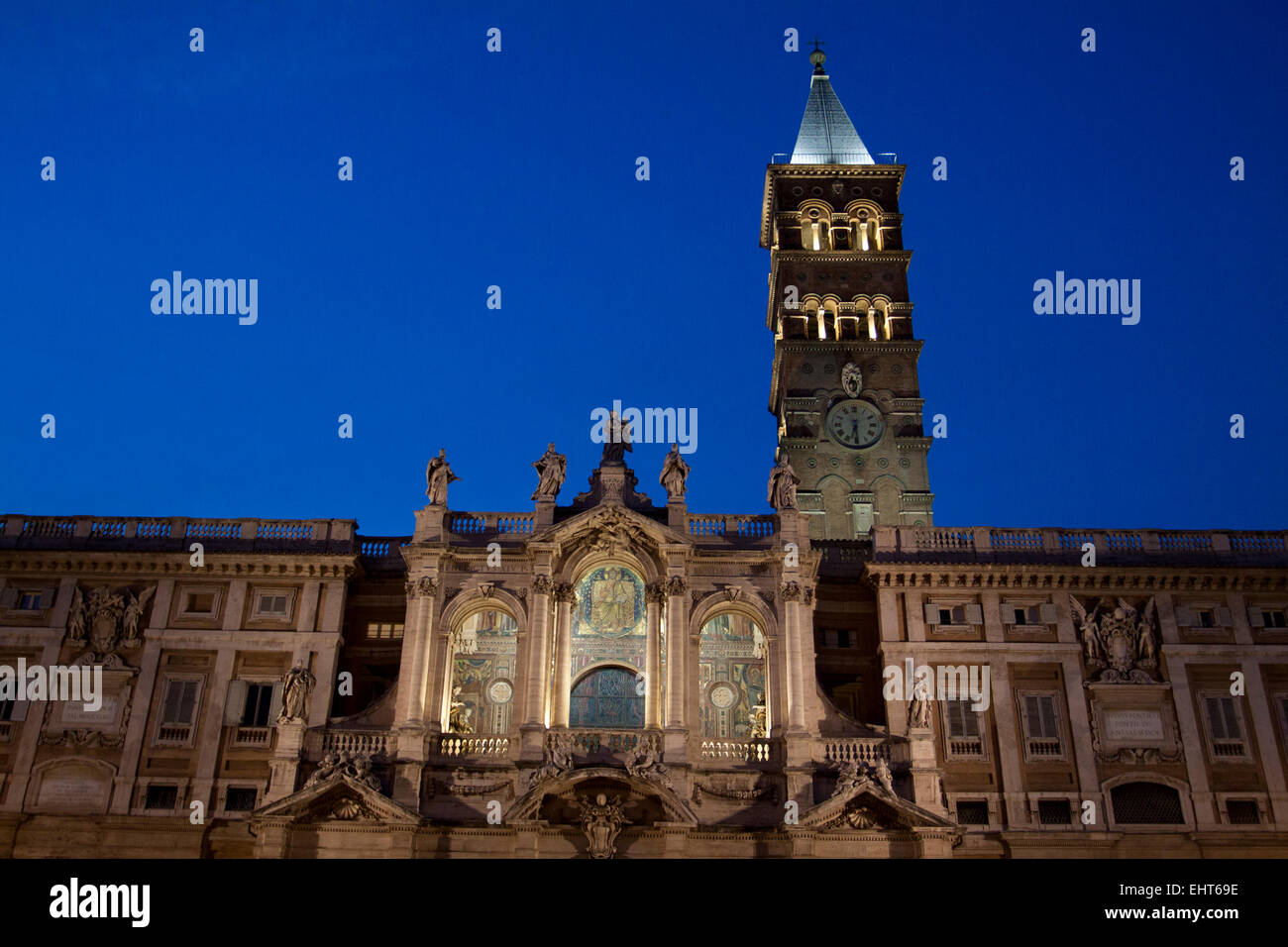 The Basilica of Saint Mary Major (Basilica di Santa Maria Maggiore) in ...