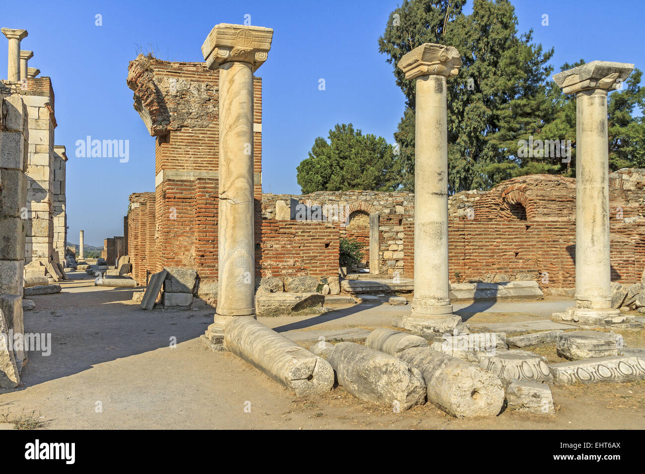 The Basilica of Saint John Turkey Stock Photo - Alamy