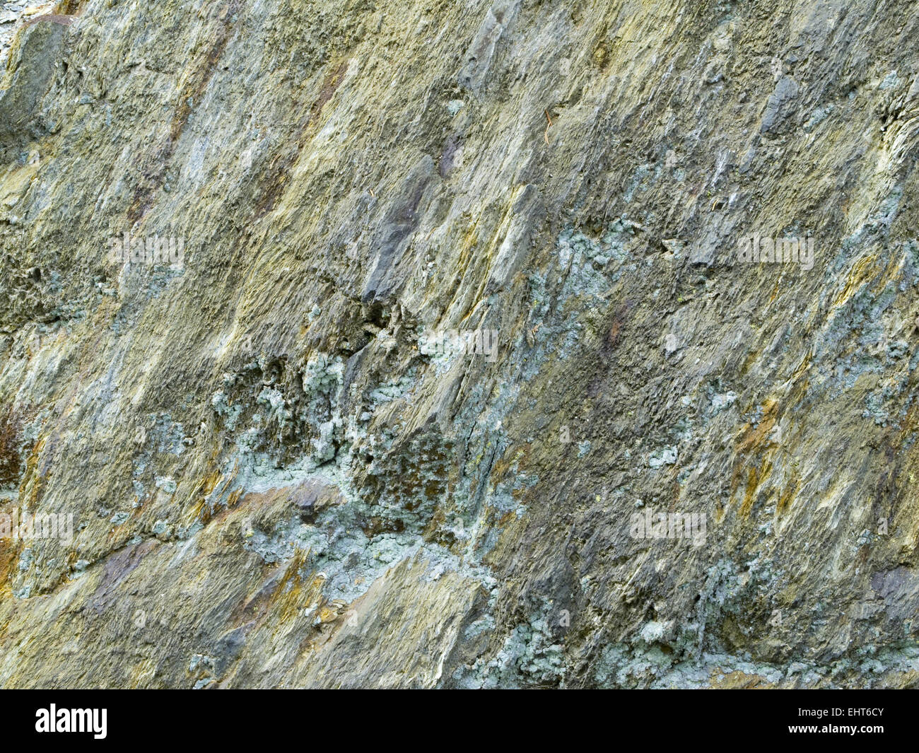 rock with green lichen Stock Photo - Alamy