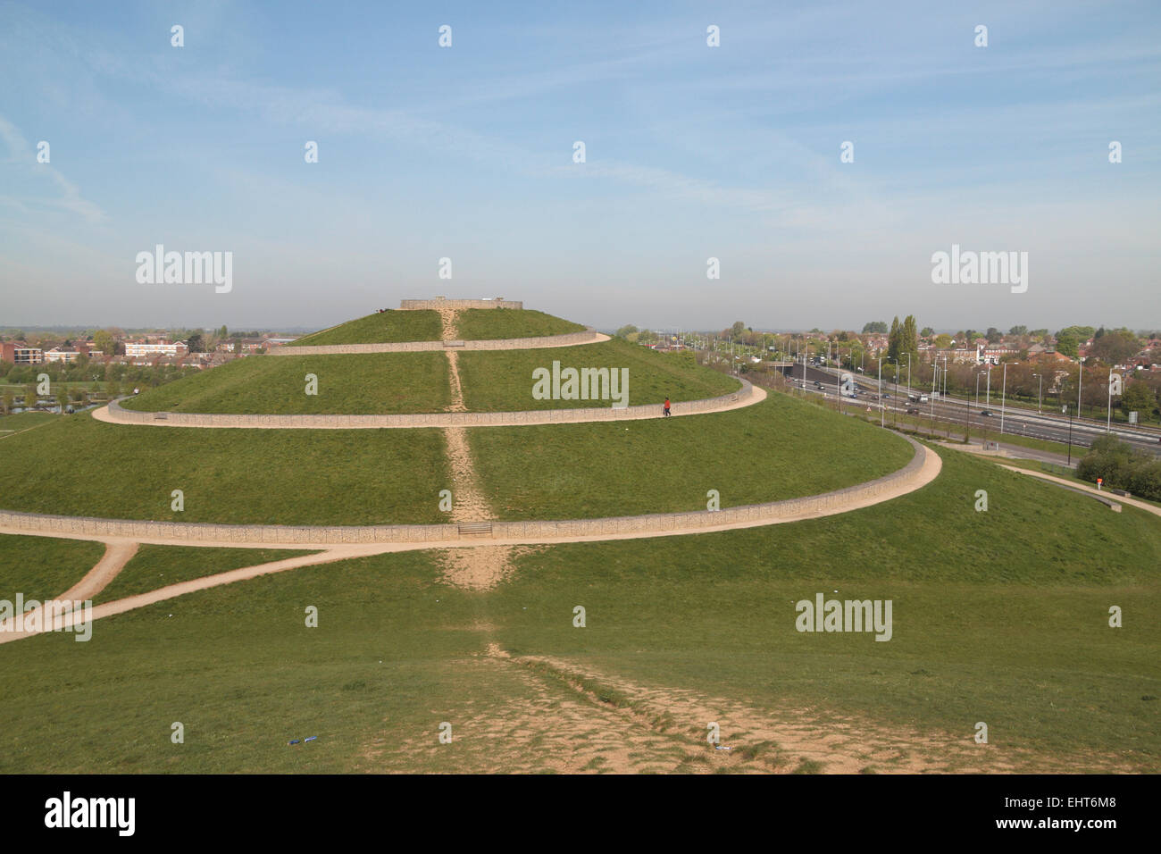 One of the four mounds in Northala Fields, Northolt, London, UK Stock ...