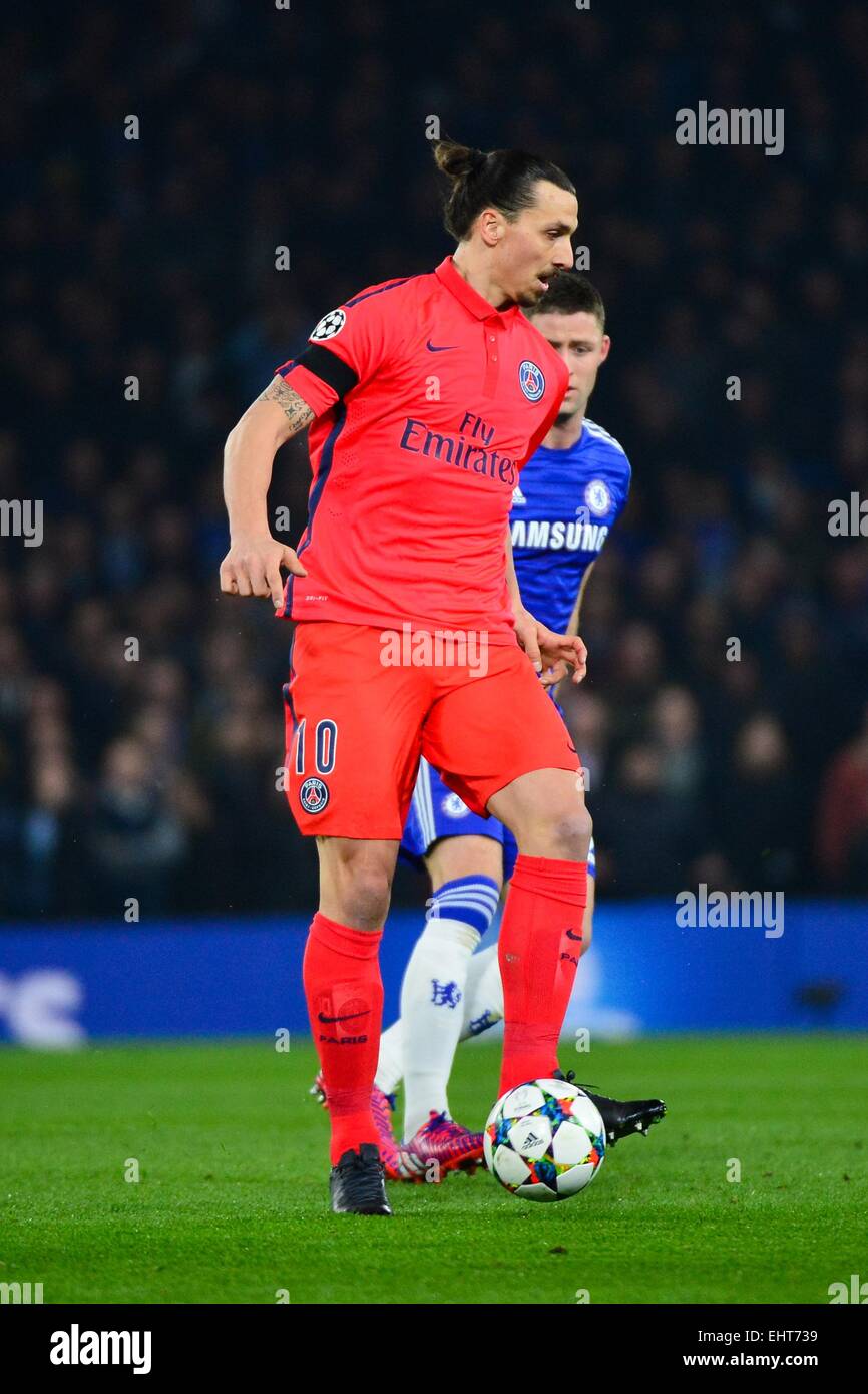 Zlatan IBRAHIMOVIC - 11.03.2015 - Chelsea/Paris Saint Germain - 1 ...
