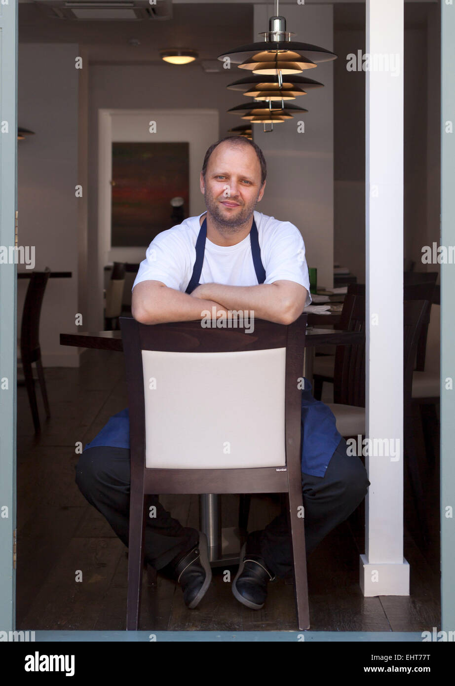 Simon Rogan Chef Patron at L'Enclume and Fera Restaurants Stock Photo ...