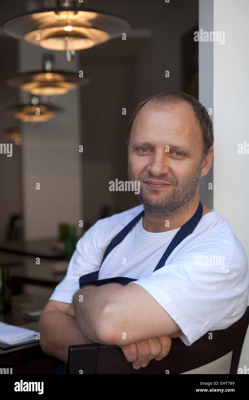 Simon Rogan Chef Patron at L'Enclume and Fera Restaurants Stock Photo ...