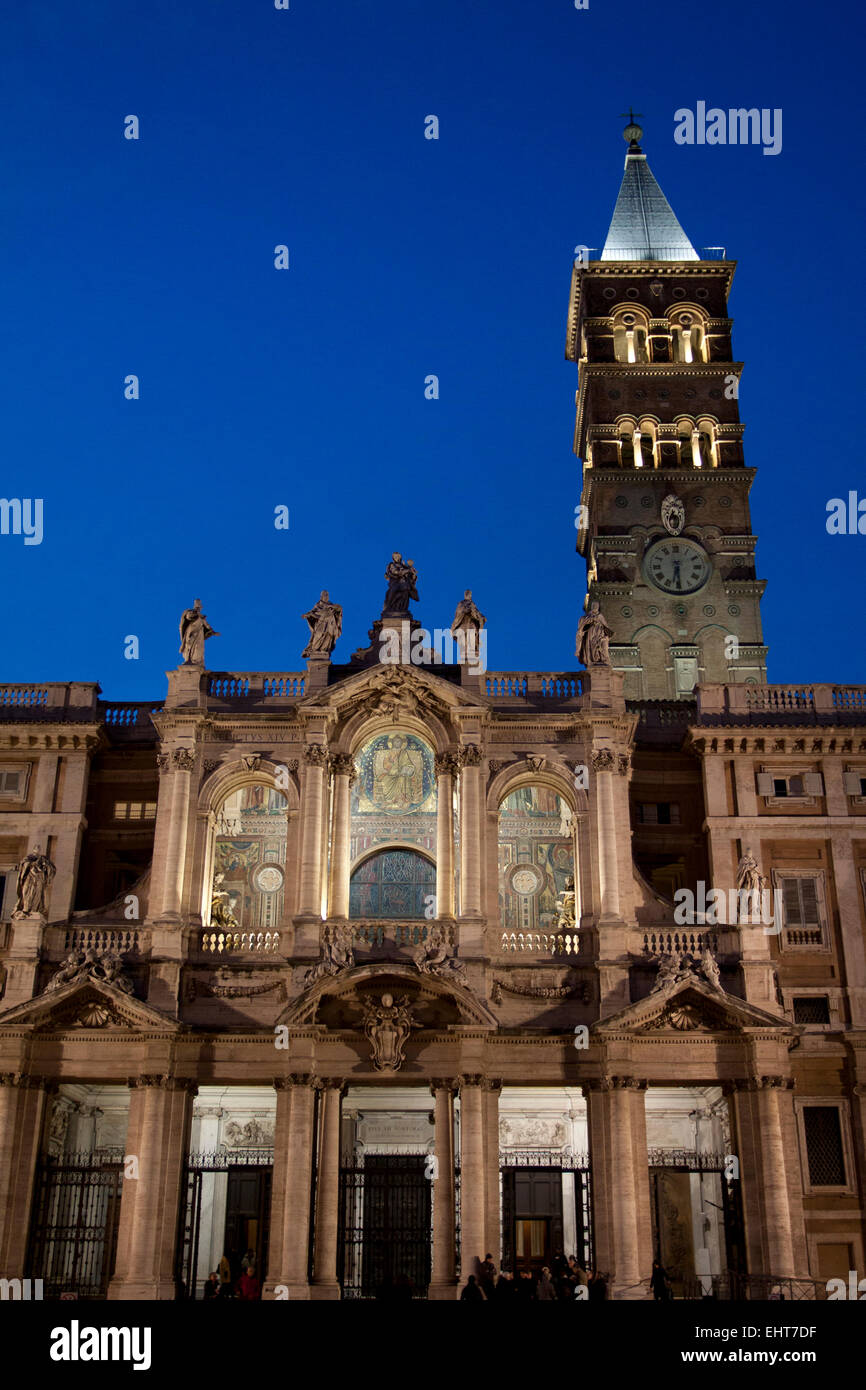 The Basilica of Saint Mary Major (Basilica di Santa Maria Maggiore) in ...
